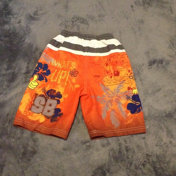 Nickelodeon | Swim | Sponge Bob Square Pants Swim Trunks | Poshmark